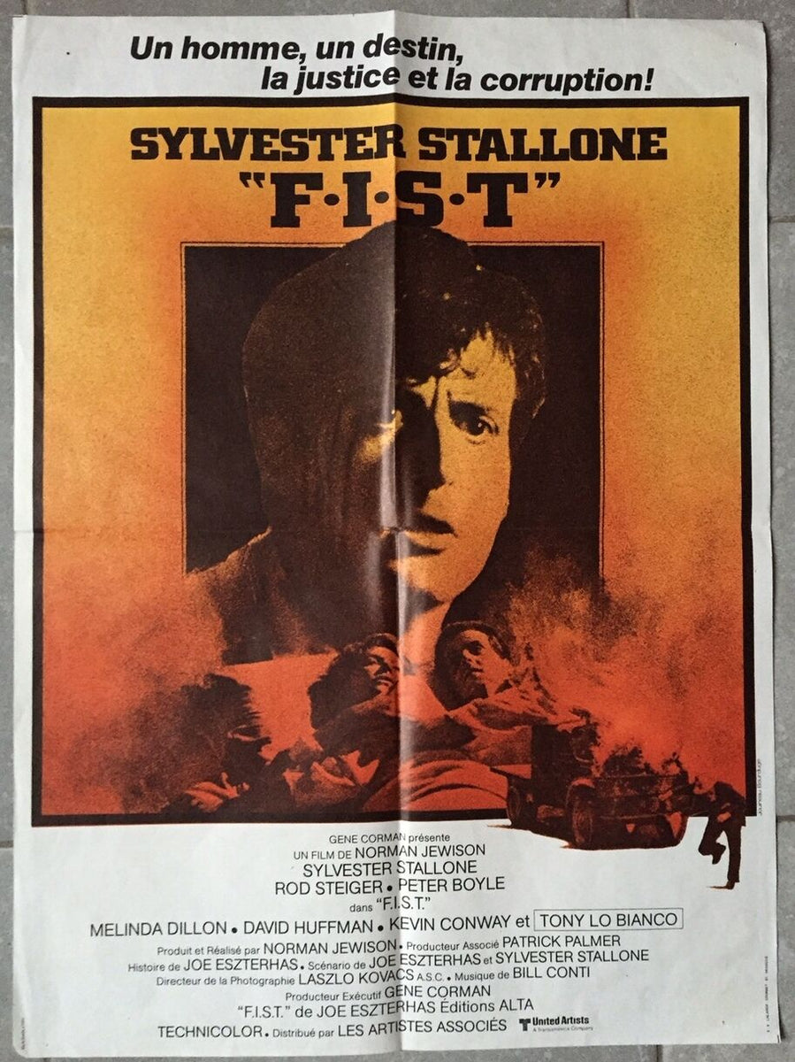 FIST Poster Norman Jewison SYLVESTER STALLONE Rod Steiger 40x60cm – CINEAD