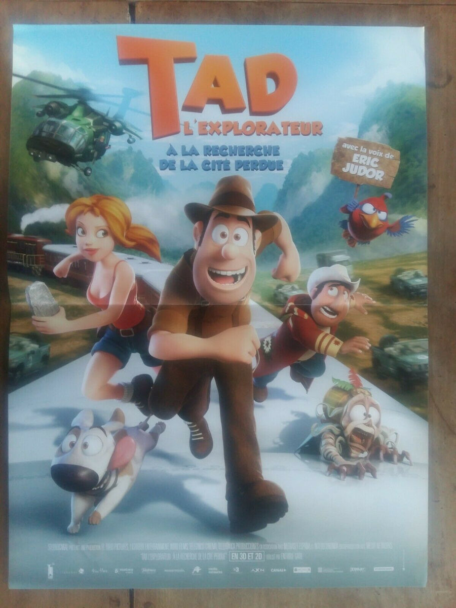 Affiche TAD L'EXPLORATEUR Enrique GATO Film animation Dessin animé 40x ...