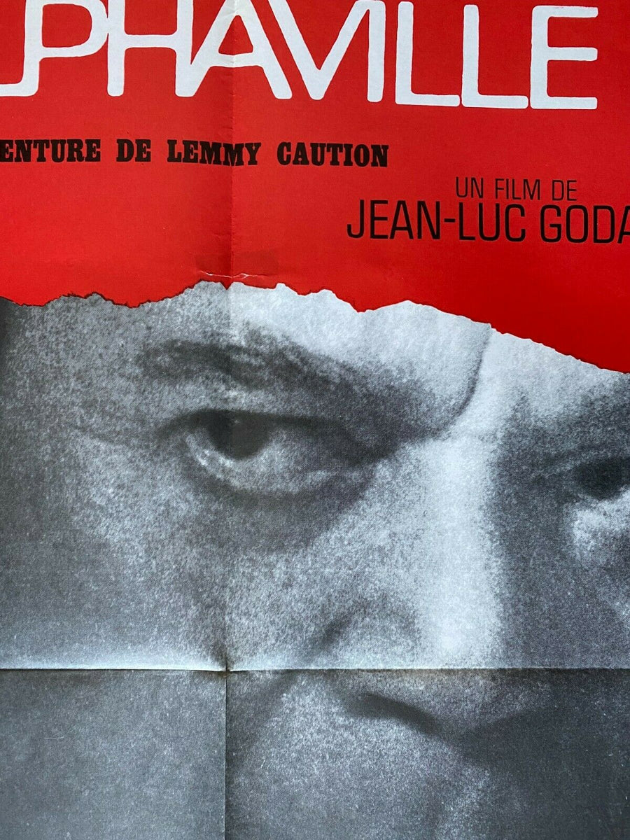 Poster ALPHAVILLE Eddie Constantine JEAN-LUC GODARD Anna Karina 60x80c ...