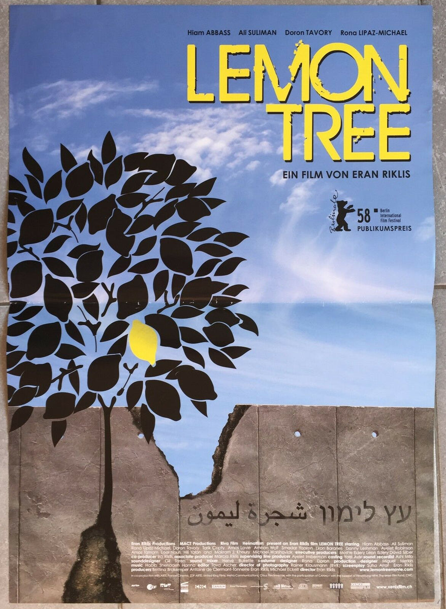 Poster LES CITRONNIERS Lemon Tree ERAN RIKLIS Hiam Abbass 40x60cm – CINEAD