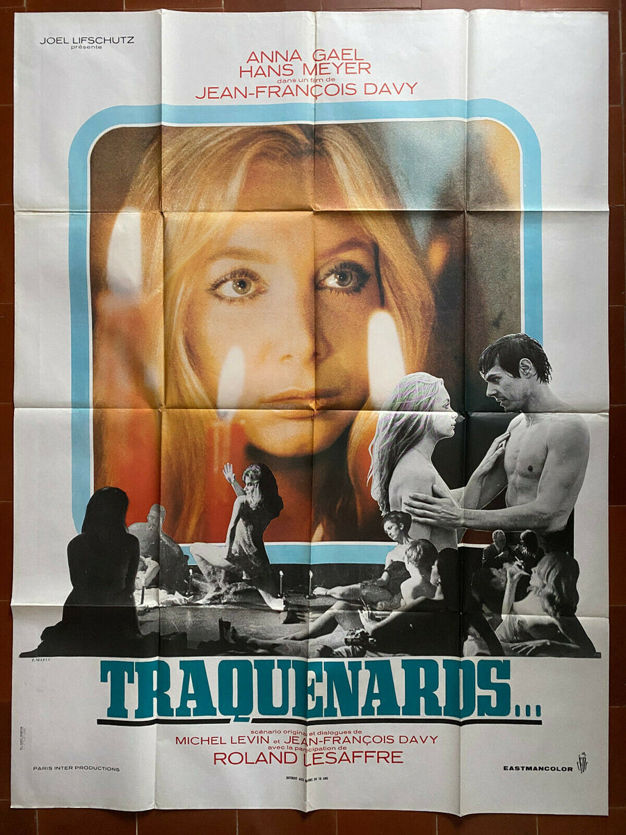 Poster TRAQUENARDS jean-francois DAVY Anna GAEL Hans MEYER 120x160cm ...