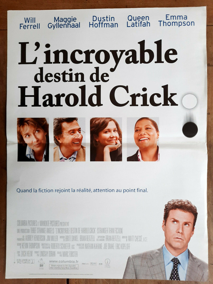 Poster THE INCREDIBLE FATE OF HAROLD CRICK Marc FORSTER Will FERRELL 4 ...