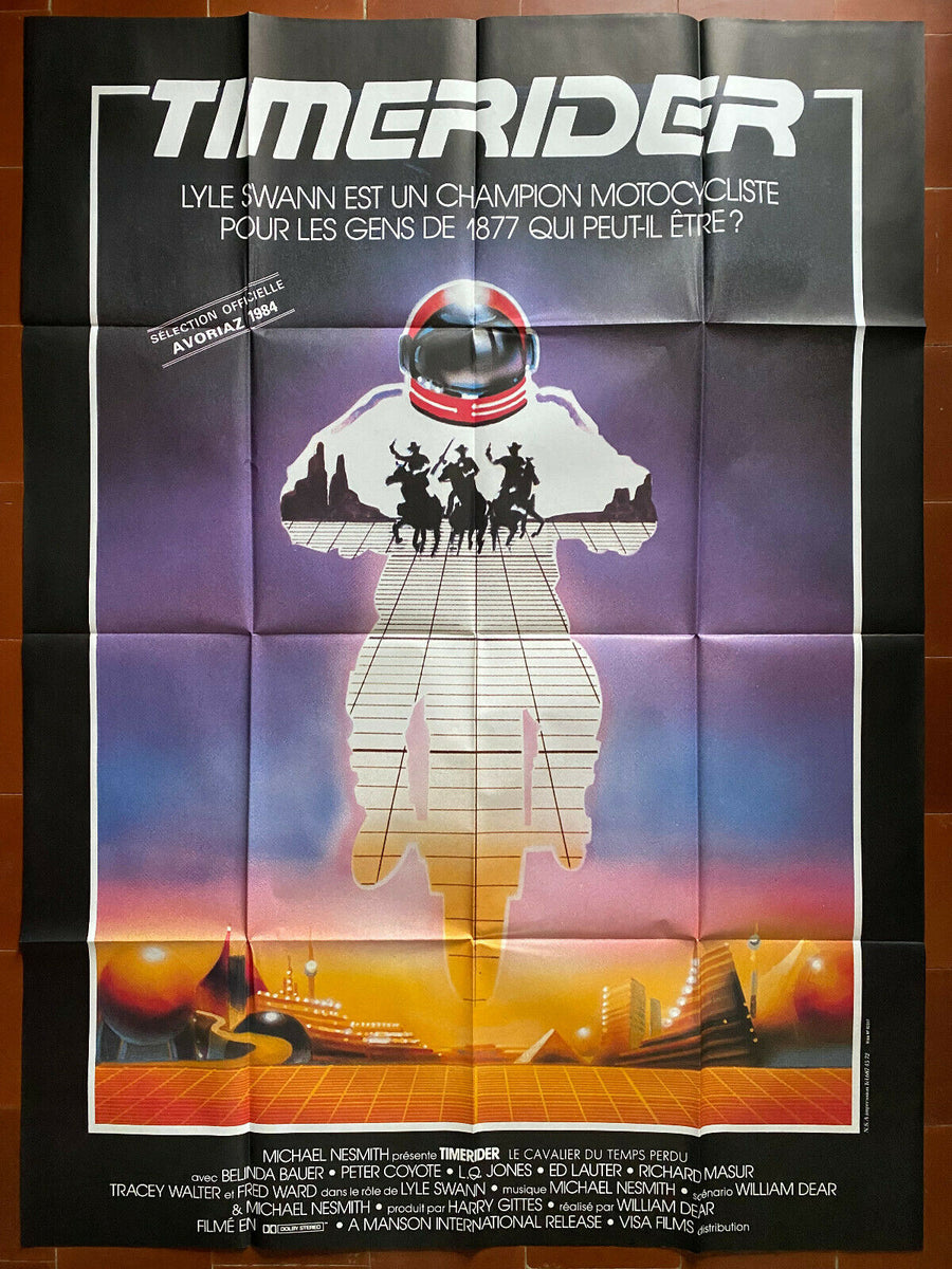 Affiche TIMERIDER William DEAR Fred WARD Peter COYOTE Belinda BAUER 12 ...