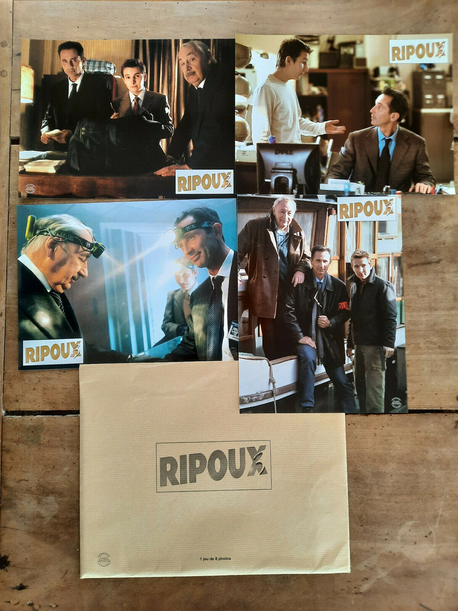 8 Photos exploitation LES RIPOUX 3 Claude ZIDI Philippe NOIRET full ga ...