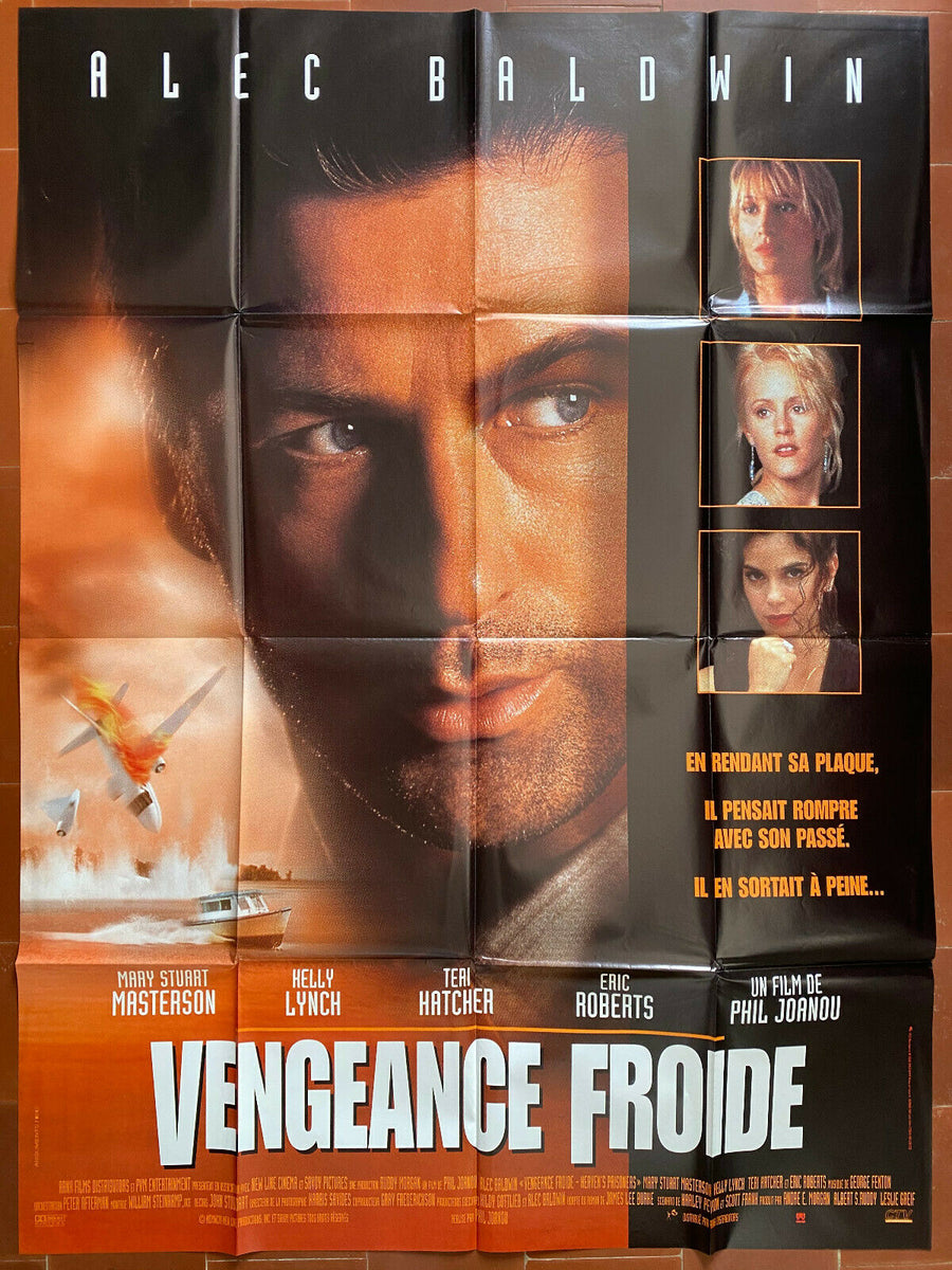 COLD VENGEANCE Poster Phil JOANOU Alec BALDWIN Teri HATCHER 120x160cm ...