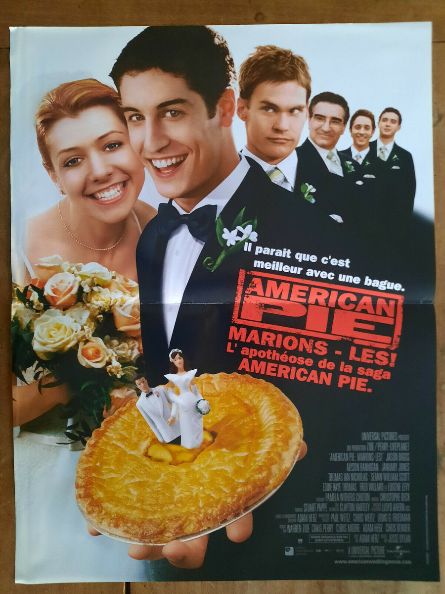 Poster AMERICAN PIE Jesse DYLAN Jason BIGGS Alyson HANNIGAN 40x60cm ...