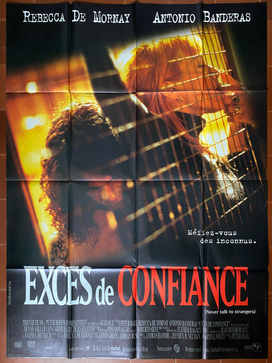 Poster OVERCONFIDENCE Peter HALL Antonio BANDERAS R.DE MORNAY 120x160c ...