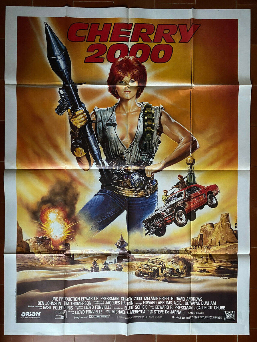 Affiche CHERRY 2000 David Andrews MELANIE GRIFFITH Pamela Gidley 120x1 ...