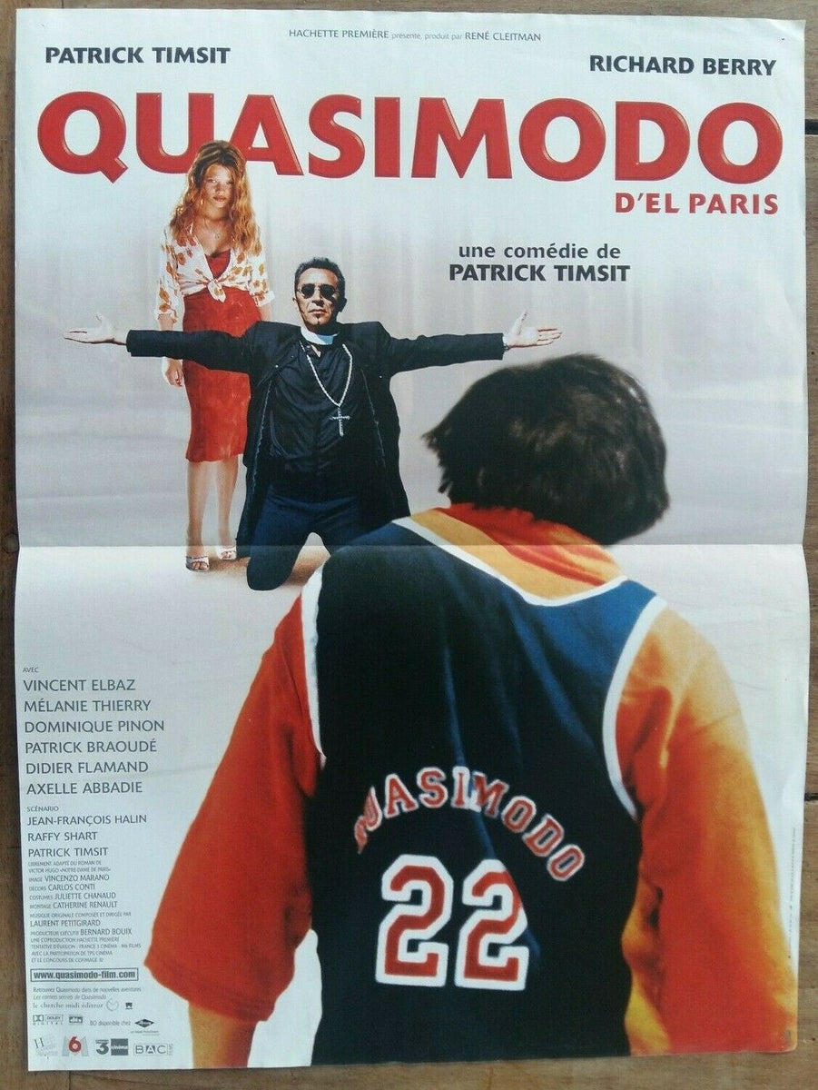 Poster QUASIMODO Patrick TIMSIT Richard BERRY 40X60cm – CINEAD