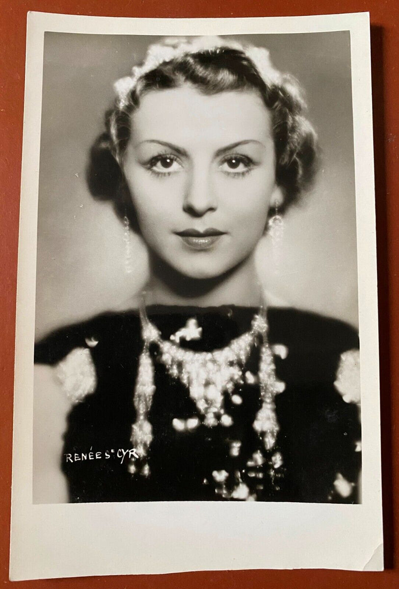 Old postcard RENEE ST CYR – CINEAD