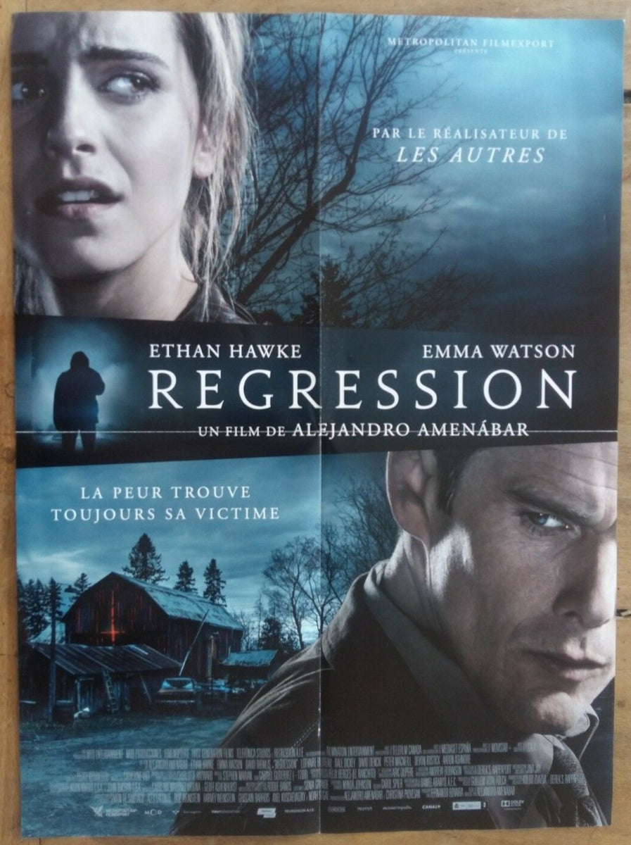REGRESSION Poster Alejandro AMENABAR Ethan HAWKE Emma WATSON 40x60cm ...