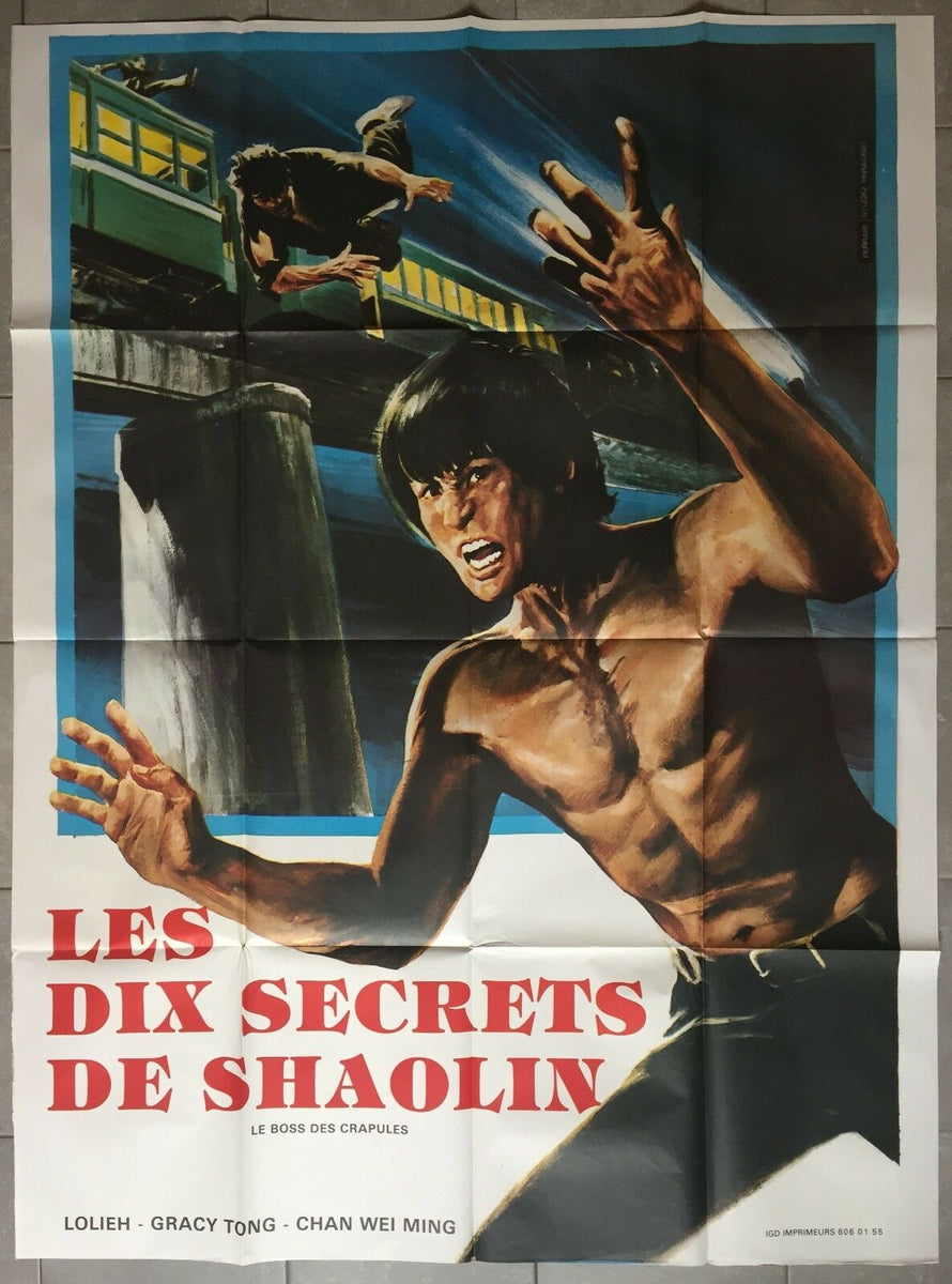 Poster THE TEN SECRETS OF SHAOLIN The Boss of the Scoundrels MARTIAL A ...