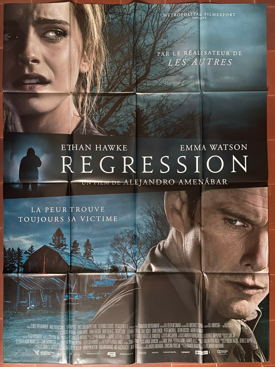 REGRESSION Poster Alejandro AMENABAR Emma WATSON Etan HAWKE 120x160cm ...