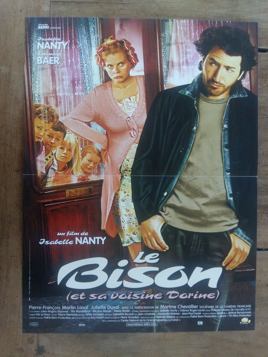 Poster LE BISON isabelle NANTY edouard BAER 40X60 * – CINEAD