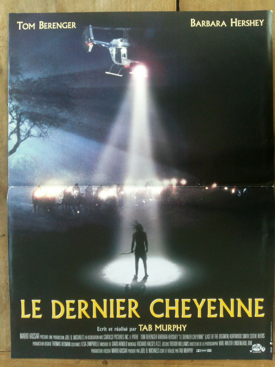 Poster THE LAST CHEYENNE Tab MURPHY Tom BERENGER Barbara HERSHEY 40X60 ...