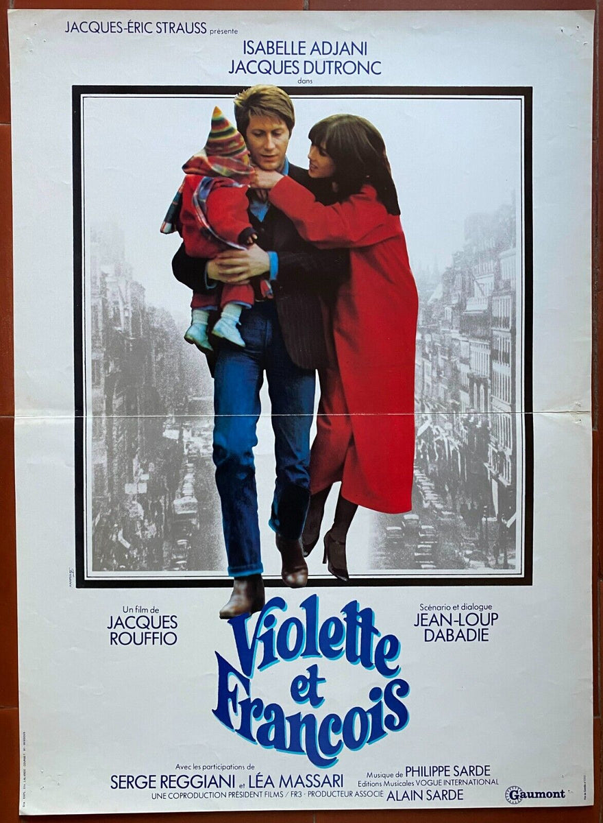 Poster VIOLETTE AND FRANCOIS Isabelle ADJANI Jacques DUTRONC 40x60cm ...