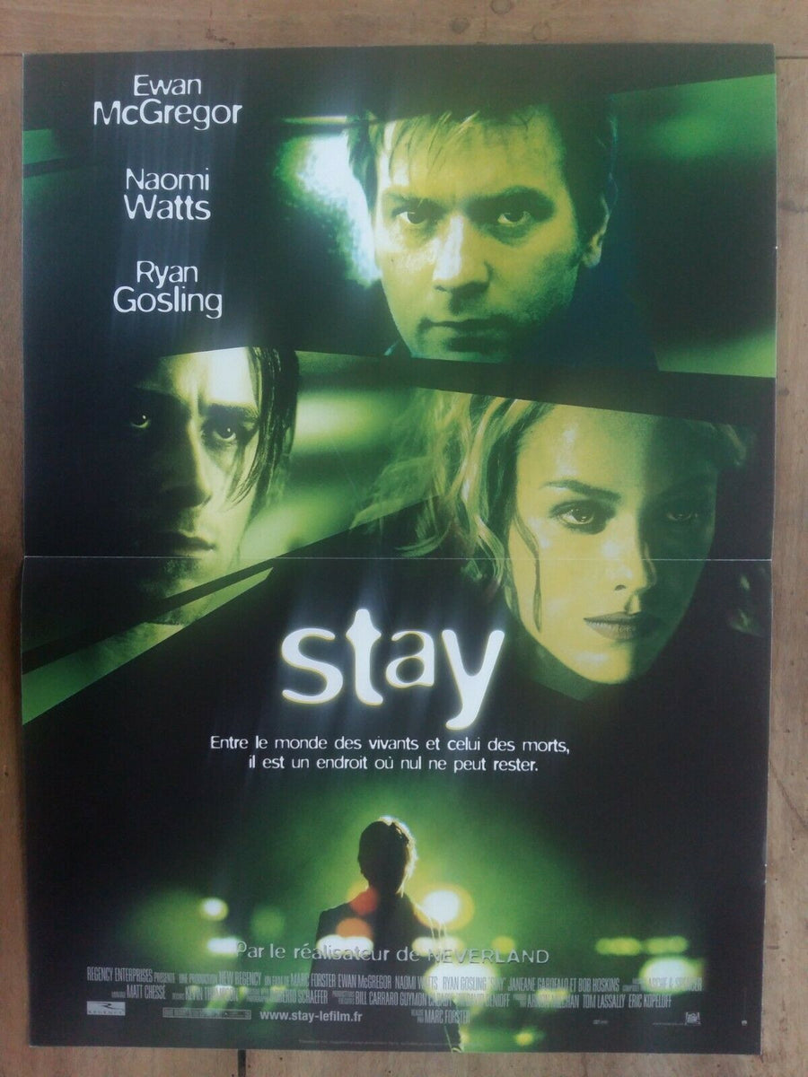Poster STAY Ewan McGREGOR Naomi WATTS Ryan GOSLING 40x60 * – CINEAD