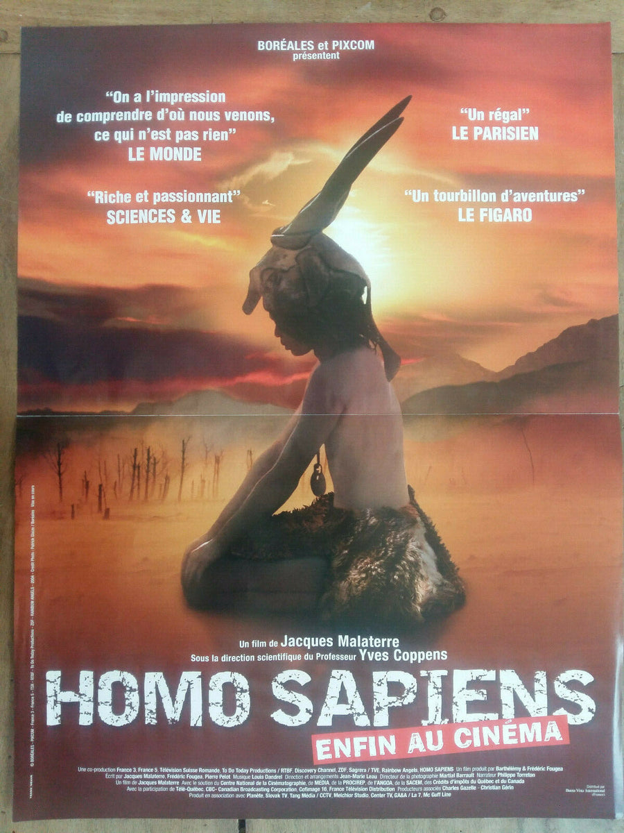 Poster HOMO SAPIENS Jacques MALATERRE 40x60cm – CINEAD