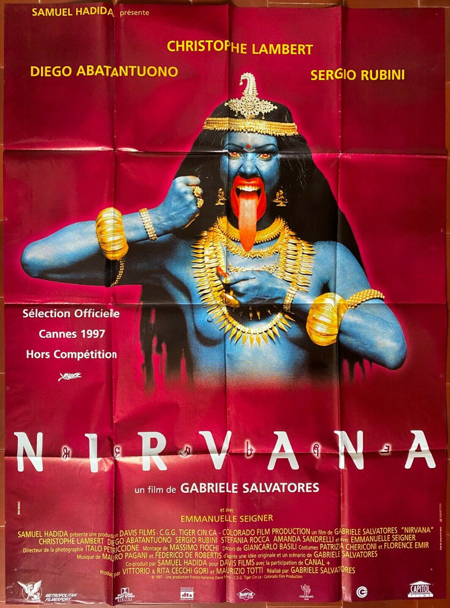 Poster NIRVANA Gabriele Salvatores CHRISTOPHE LAMBERT Sergio Rubini 12 ...