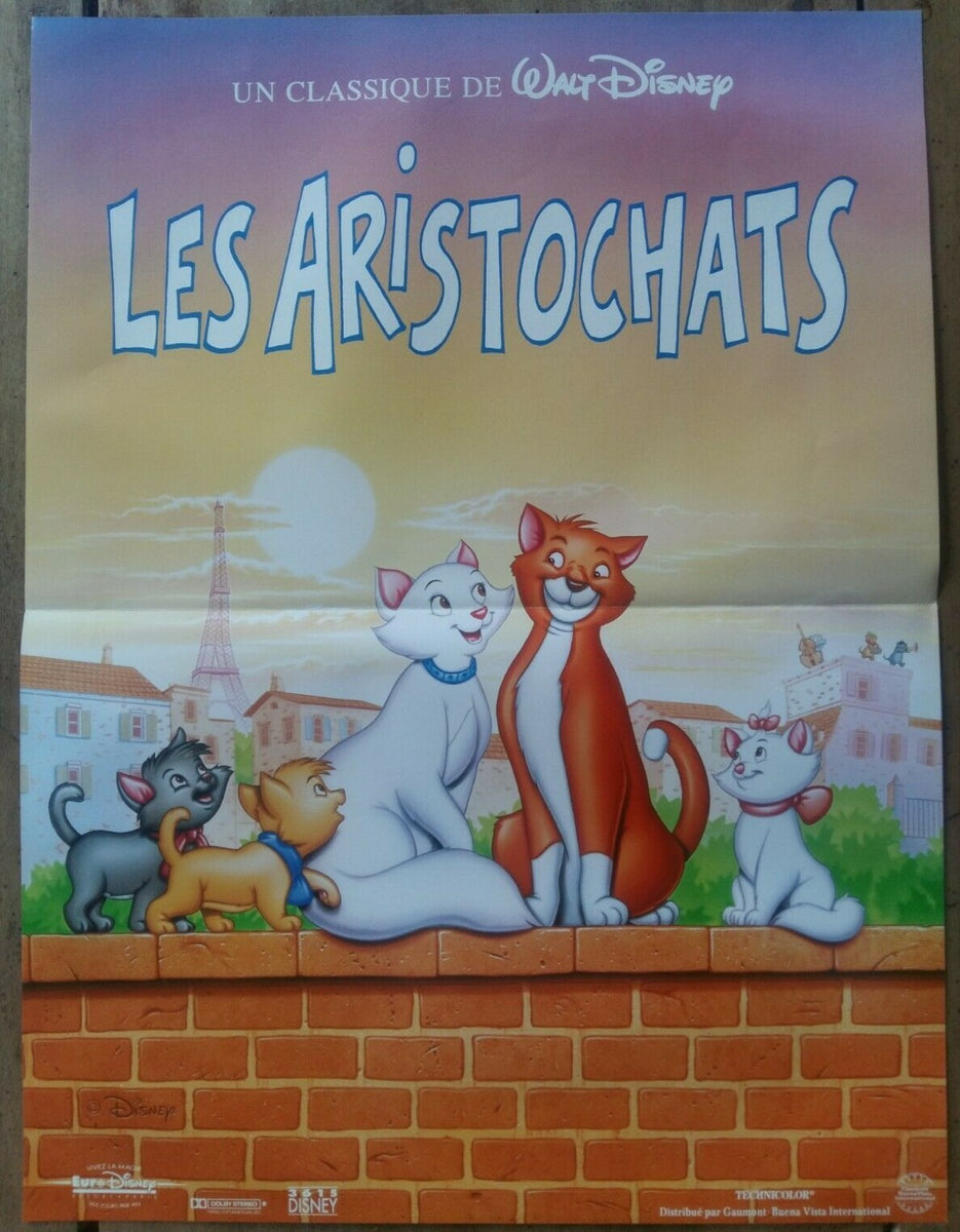 Poster THE ARISTOCATS Walt DISNEY Cartoon Children's Room 40x60cm – CINEAD
