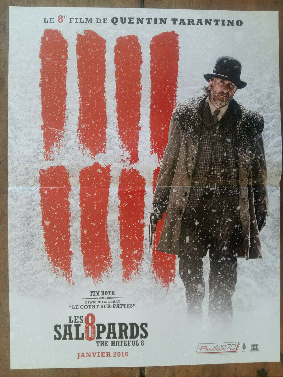 Poster THE 8 bastards Quentin TARANTINO Tim ROTH Western Cowboy 40x60c ...