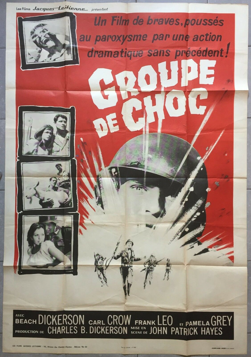 SHOCK GROUP Poster Shell Shock BEACH DICKERSON Carl Crow 120x160cm ...