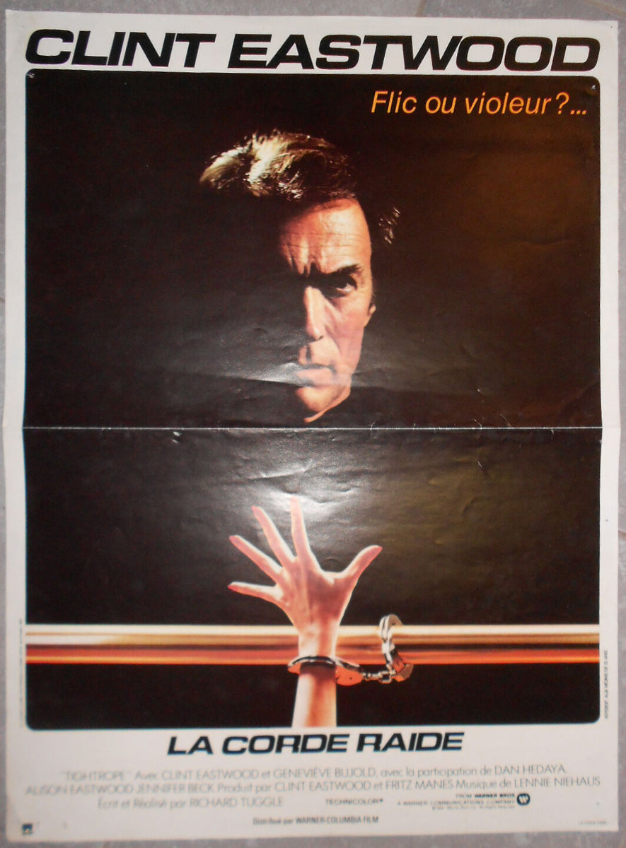Poster THE TIGHTROPE Tightrope CLINT EASTWOOD Richard Tuggle 40x60cm ...