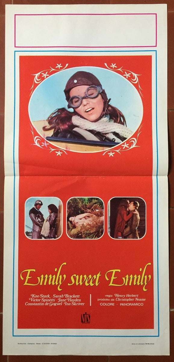 Italian poster EMILY SWEET EMILY Sarah Brackett AVIATION * – CINEAD