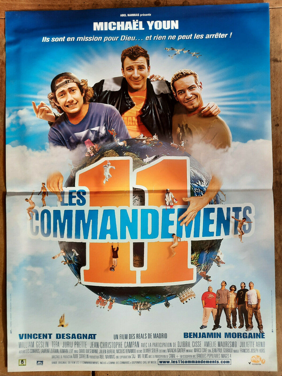 Poster THE 11 COMMANDMENTS Michael YOUN Vincent DESAGNAT B.MORGANE 40x ...