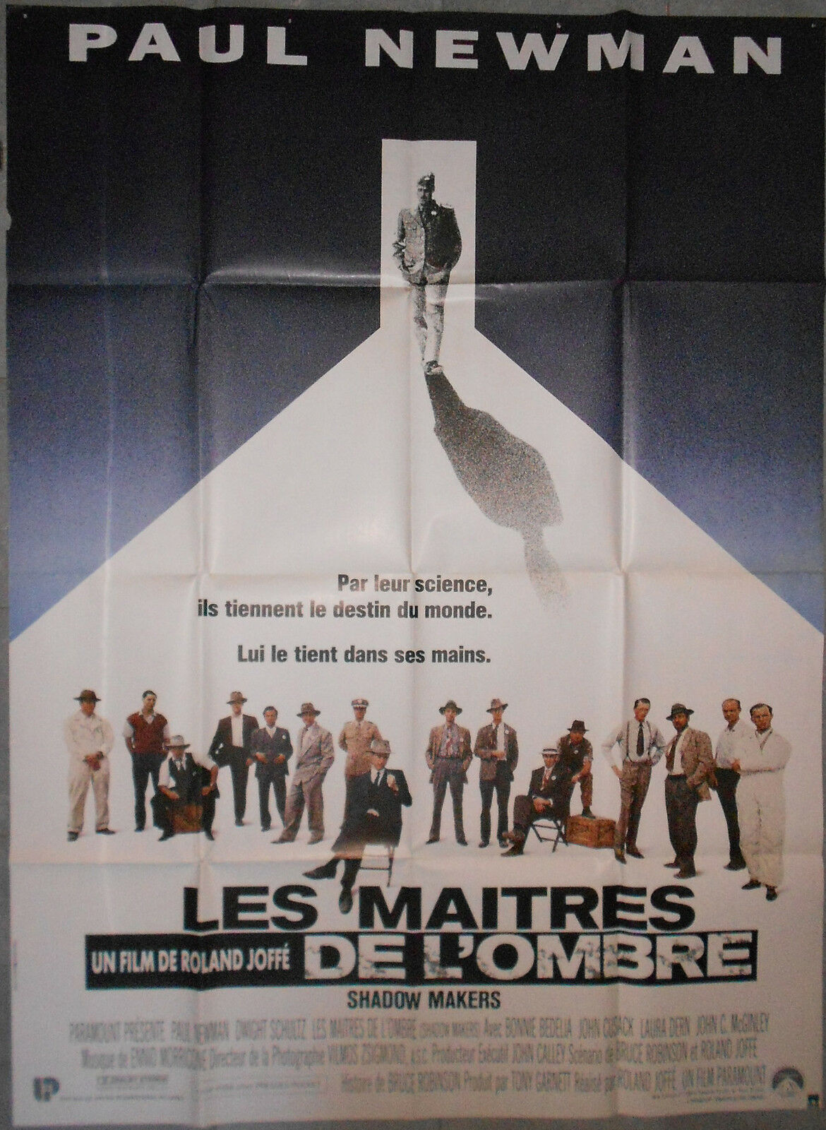 MASTERS OF THE SHADOW Roland Joffé PAUL NEWMAN John Cusack 120x160cm ...