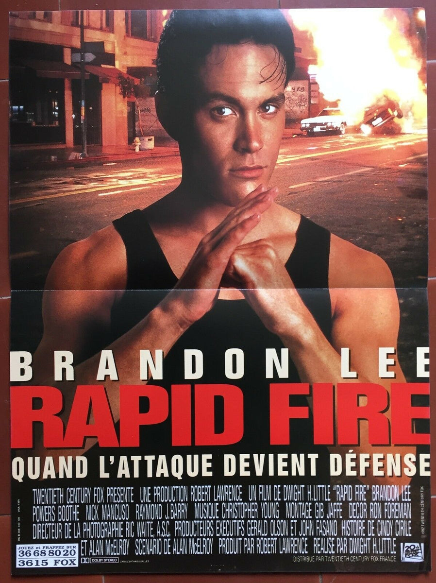 Poster RAPID FIRE Dwight Little BRANDON LEE Powers Boothe 40x60cm – CINEAD
