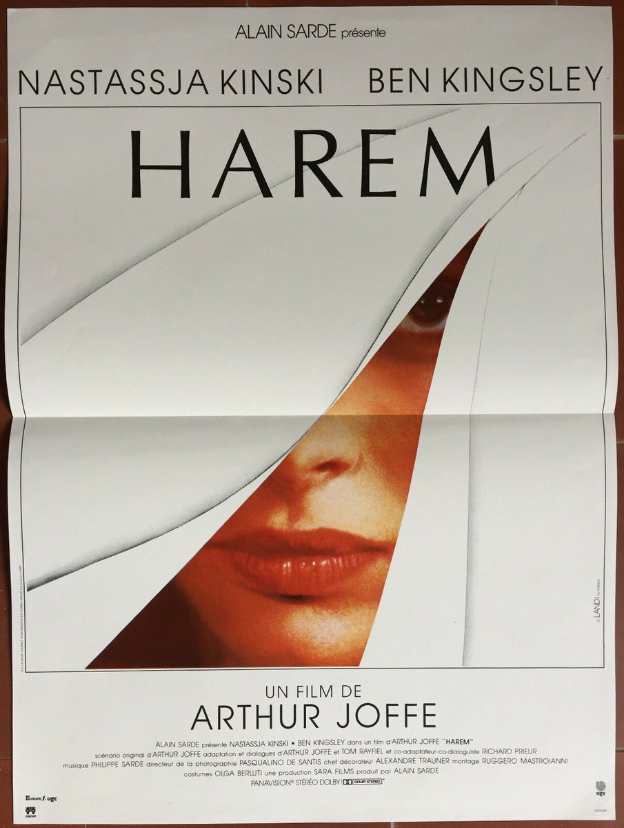 HAREM poster Arthur Joffé NASTASSJA KINSKI Ben Kingsley 40x60cm – CINEAD