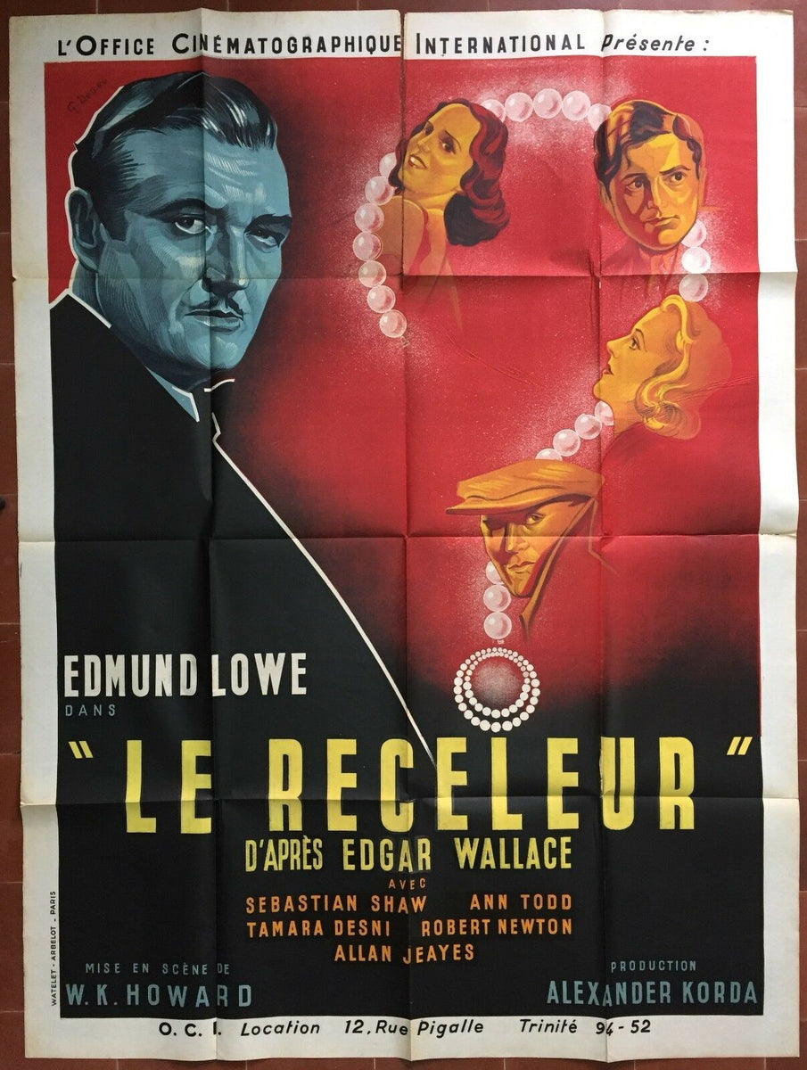 Poster THE RECELEUR The Squeaker EDMUND LOWE Sebastian Shaw 120x160cm ...