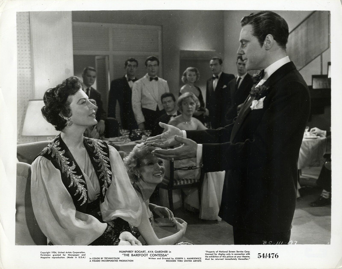 THE BAREFOOT COUNTESS Barefoot Contessa MANKIEWICZ Cortese ORIGINAL 19 ...