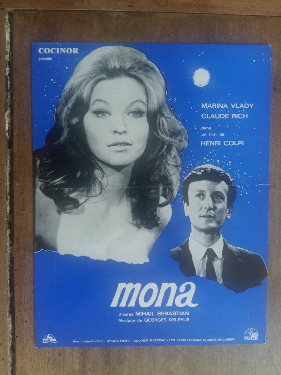 Brochure MONA henri COLPI marina VLADY claude RICH – CINEAD