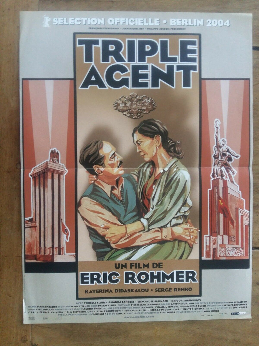 Poster TRIPLE AGENT katerina DIDASKALOU serge RENKO 40x60cm – CINEAD