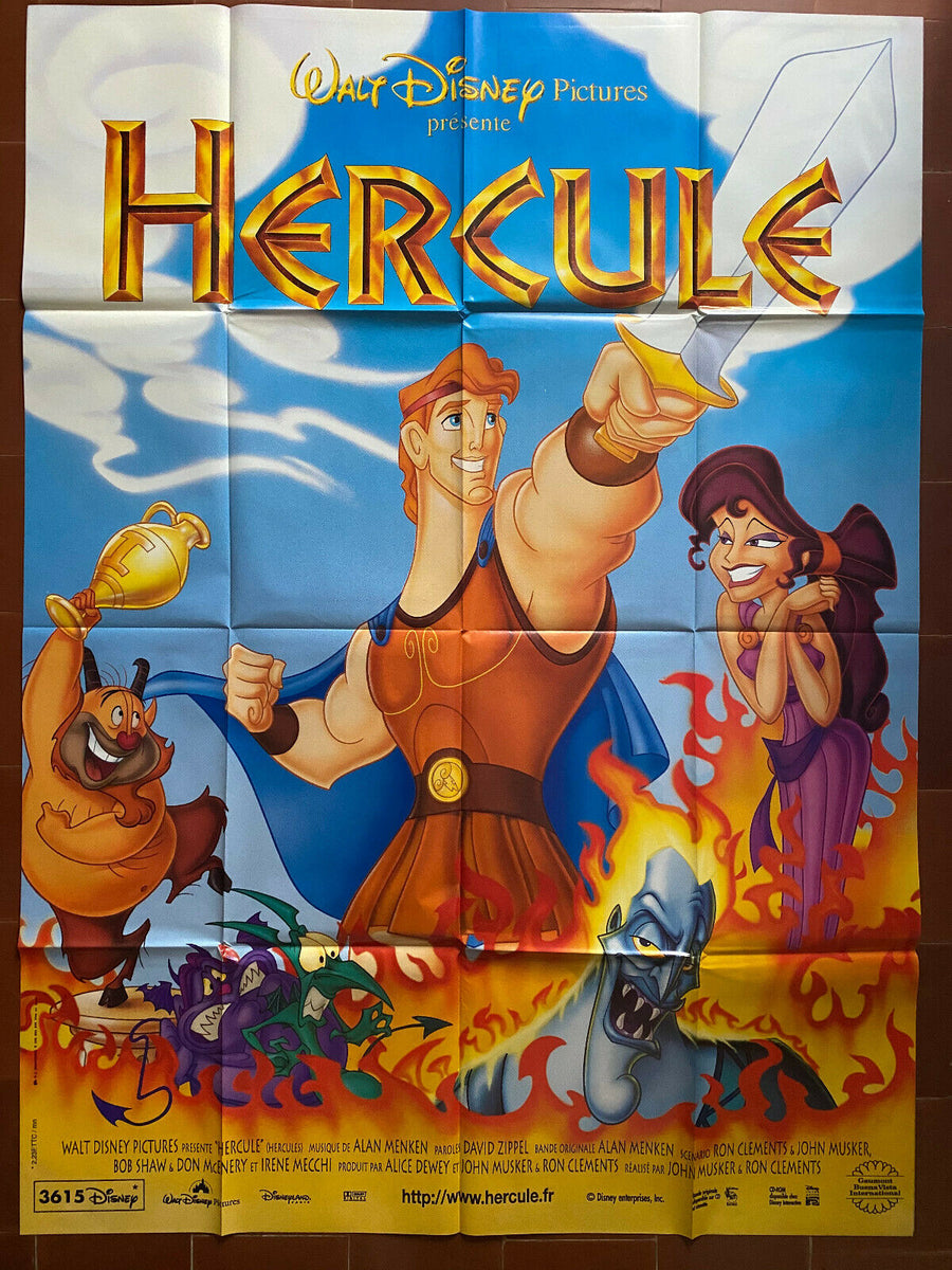 HERCULES Poster Walt DISNEY Animation 120x160cm – CINEAD