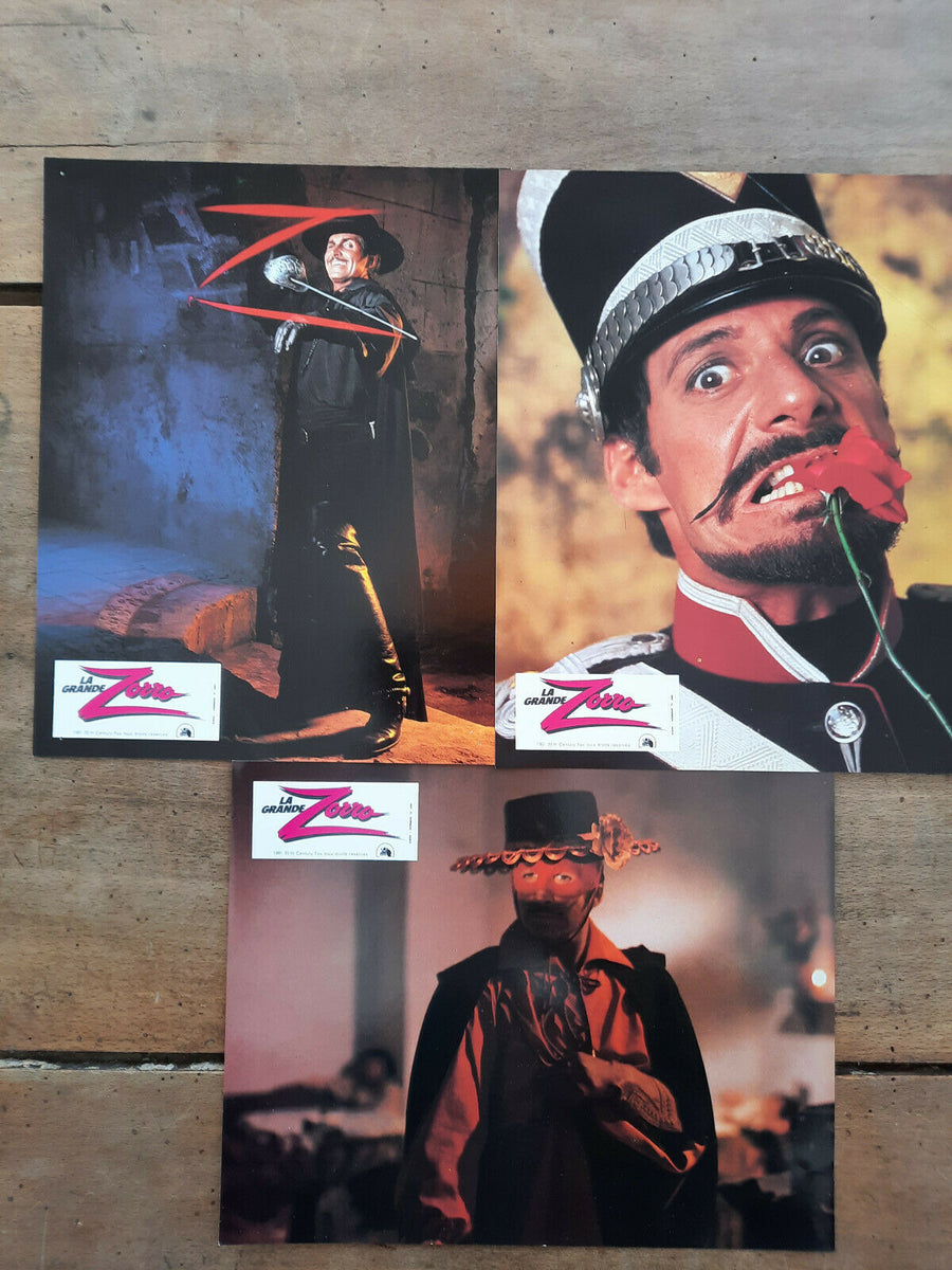 9 Photos exploitation THE GREAT ZORRO Peter MEDAK George HAMILTON Laur ...