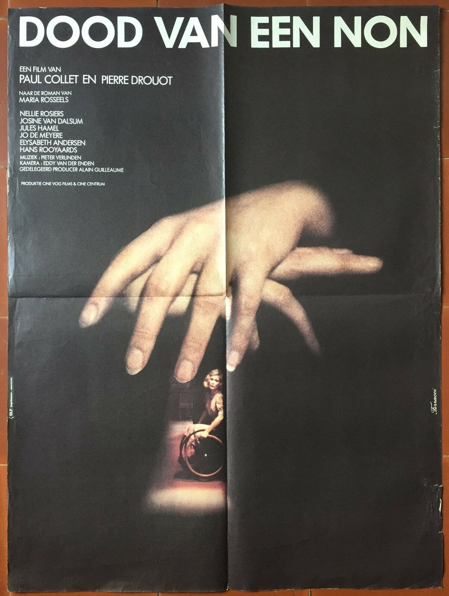 Poster DOOD VAN EEN NON Paul Collet PIERRE DROUOT Nellie Rosiers 60x80 ...