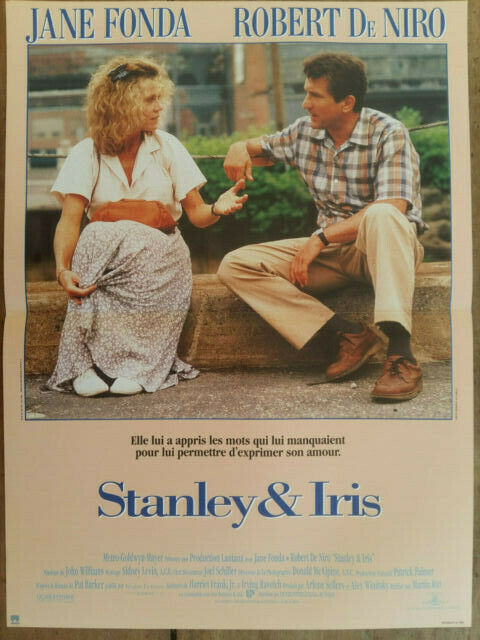 Poster STANLEY & IRIS Martin RITT Jane FONDA Robert DE NIRO 40x60c – CINEAD