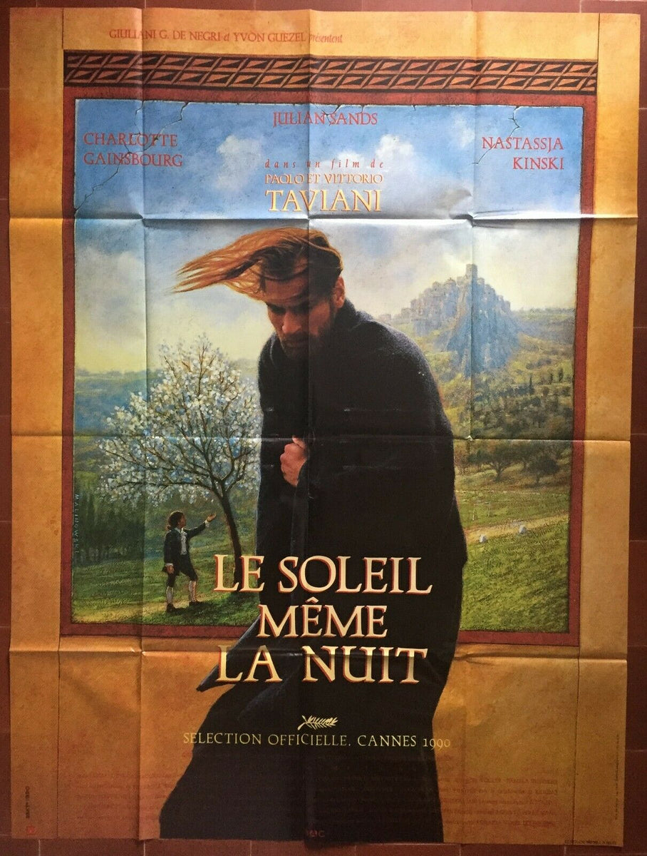 Poster THE SUN EVEN AT NIGHT Charlotte Gainsbourg JULIAN SANDS 120x160 ...
