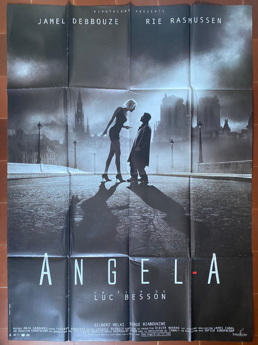 Affiche ANGEL-A Luc BESSON Jamel DEBBOUZE Rie RASMUSSEN G.MELKI 120x16 ...