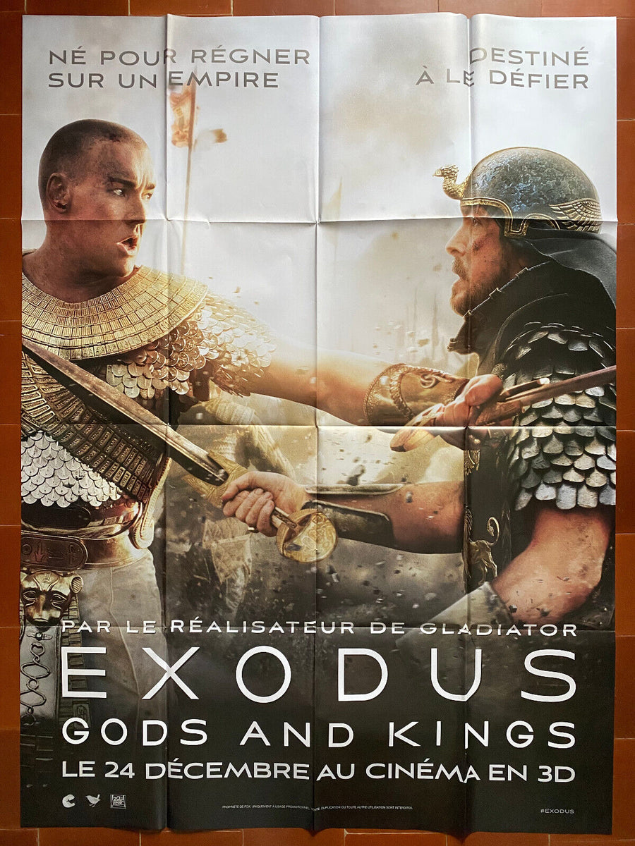 EXODUS poster Ridley SCOTT Christian BALE Joel EDGERTON 120x160cm – CINEAD