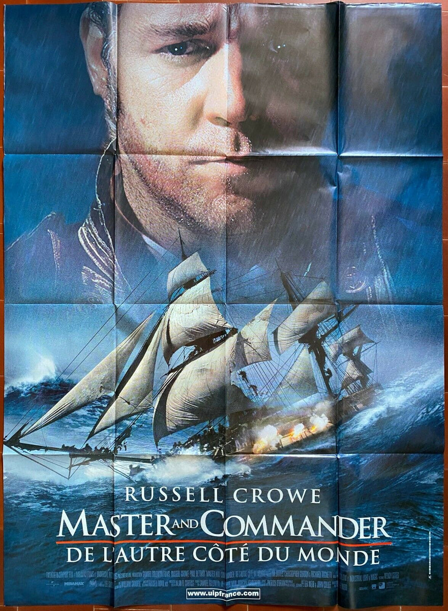 Poster MASTER AND COMMANDER Boat RUSSELL CROWE Sailor 120x160cm – CINEAD