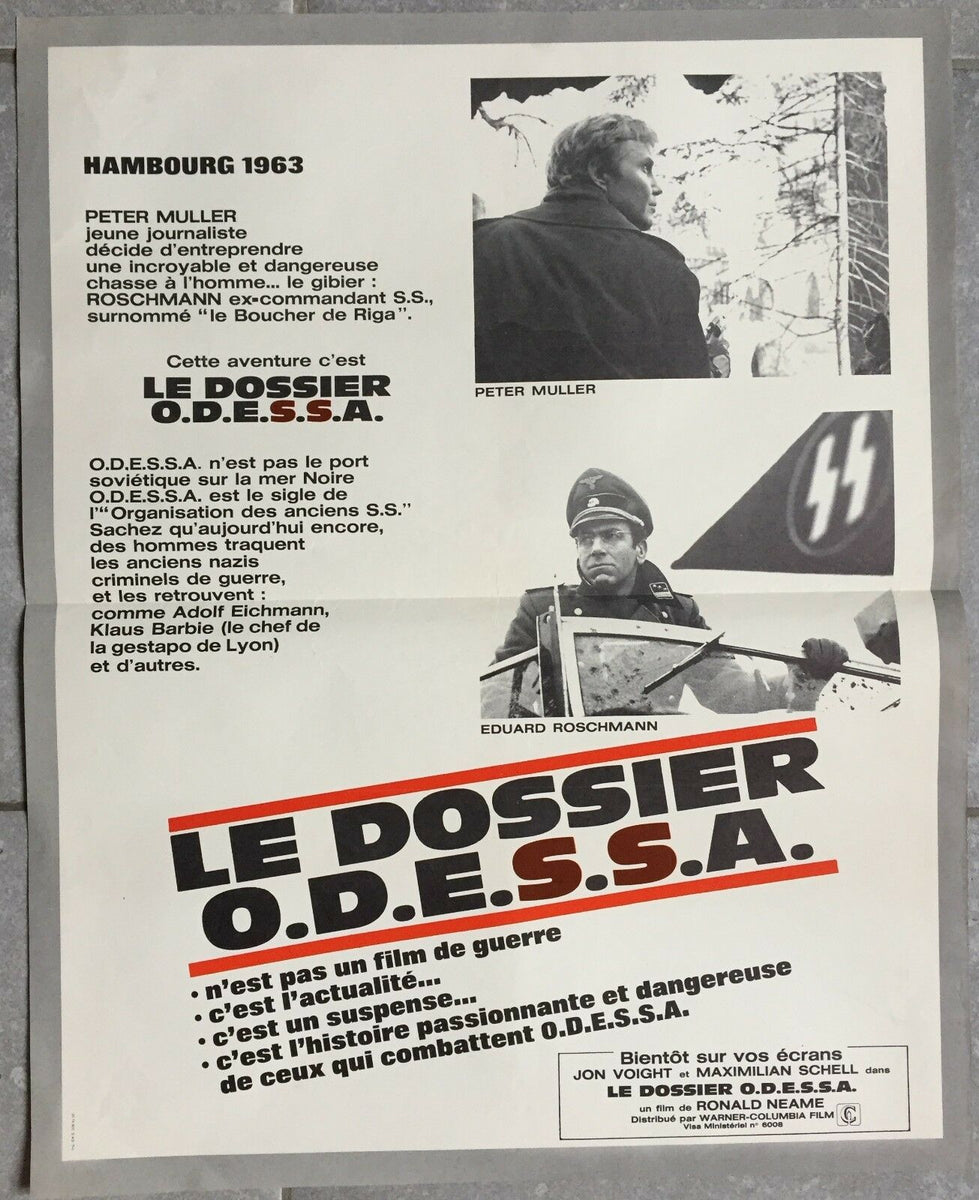 Poster THE ODESSA FILE Odessa File JON VOIGHT Ronald Neame 40x60cm ...