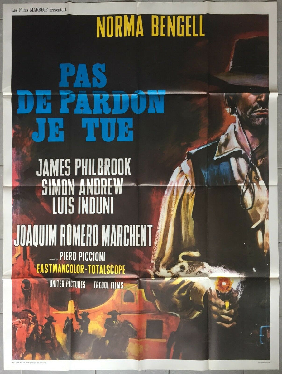 Poster NO FORGIVENESS I KILL James Philbrook NORMA BENGELL 120x160cm ...