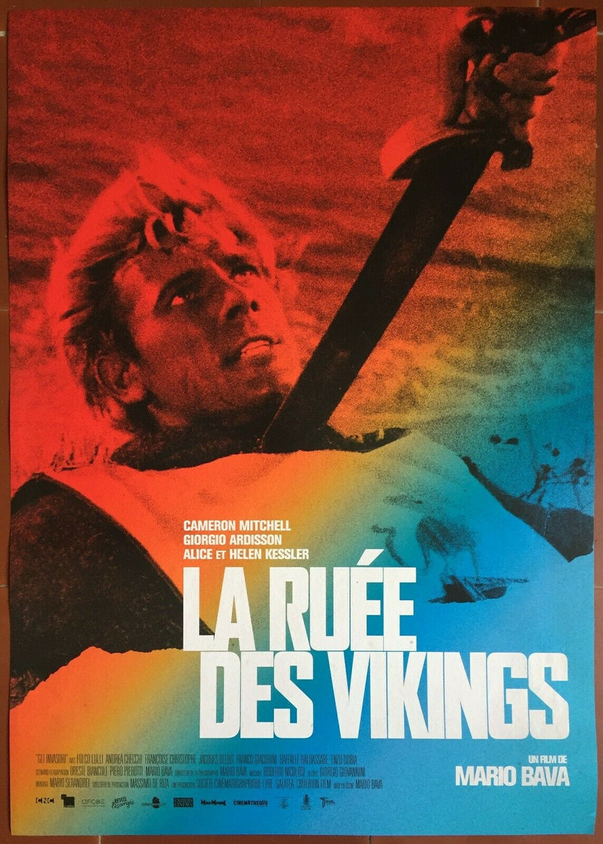 Poster THE RUSH OF THE VIKINGS Cameron Mitchell MARIO BAVA 42x60cm – CINEAD