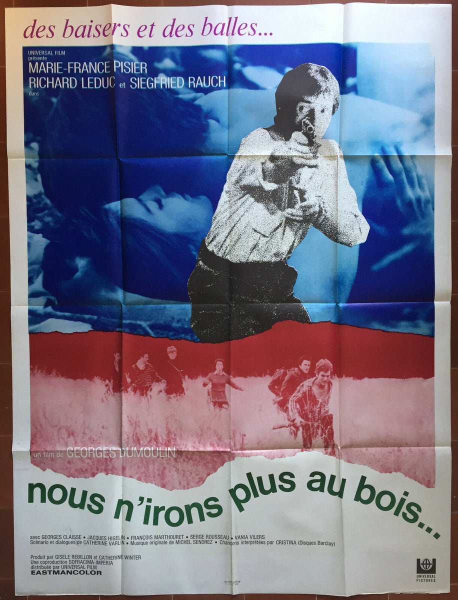 Poster WE WILL NO LONGER GO TO THE WOODS Georges Dumoulin RICHARD LEDU ...