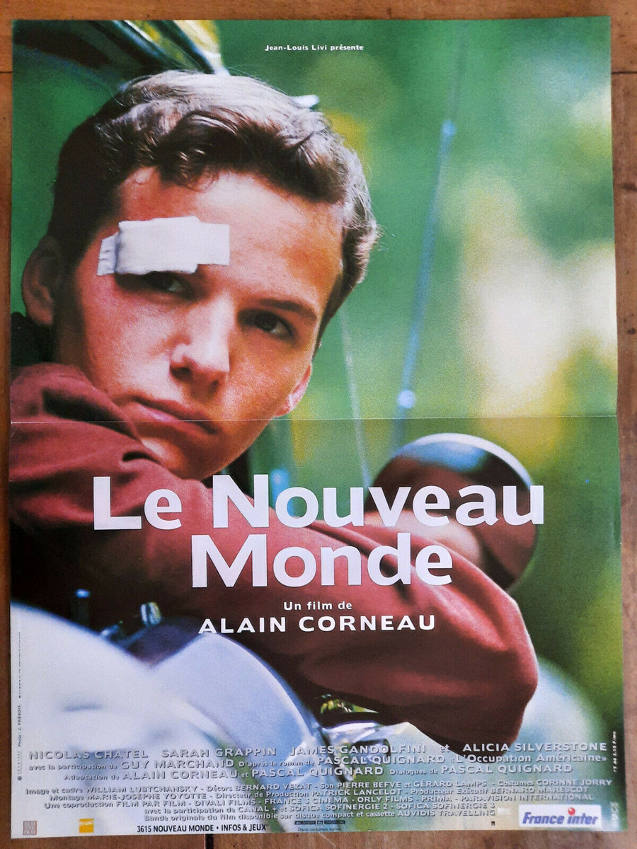 Poster THE NEW WORLD Alain CORNEAU Nicolas CHATEL Sarah GRAPPIN 40x60c ...