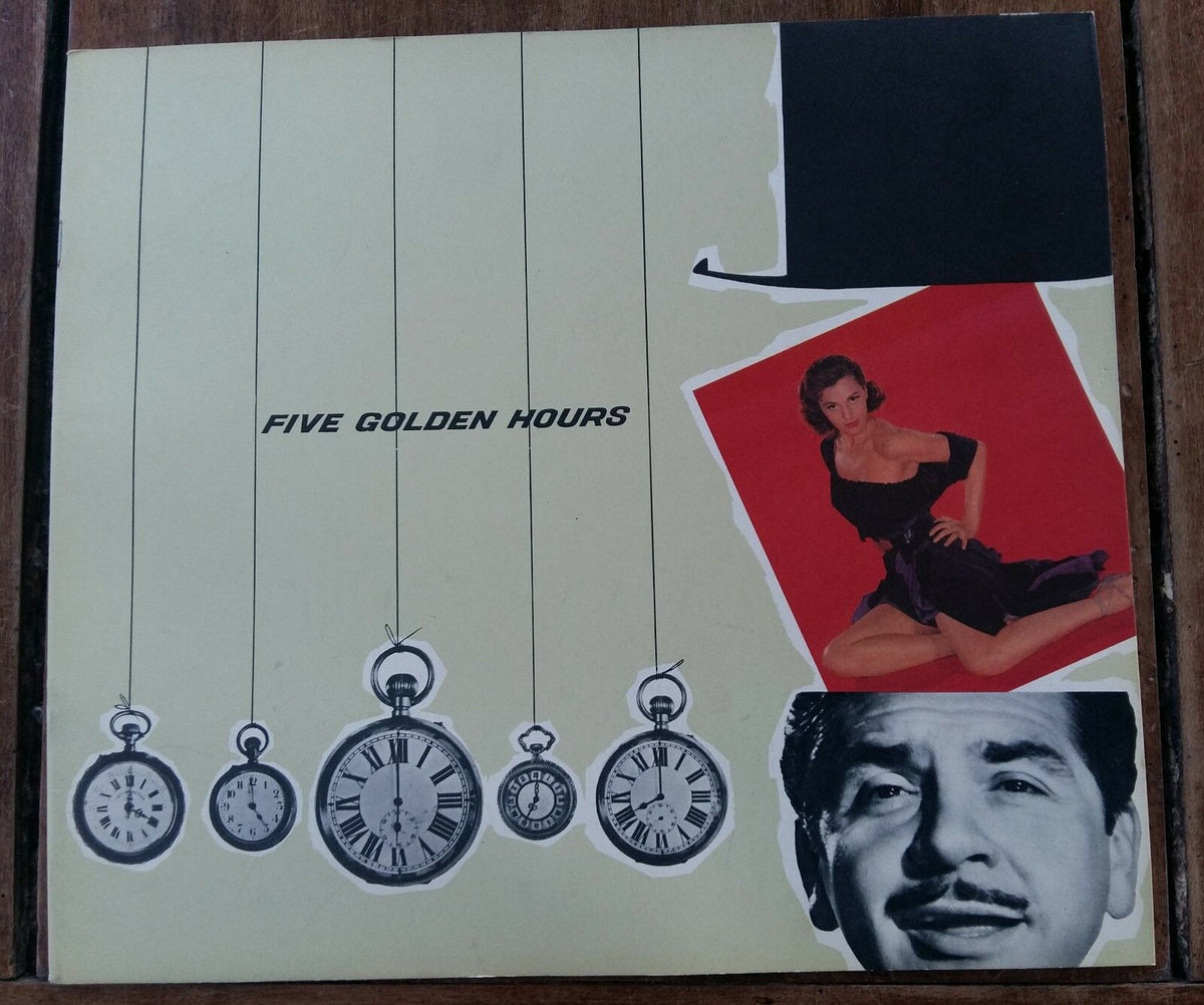 Press Kit FIVE GOLDEN HOURS Ernie Kovacs MARIO ZAMPI Cyd Charisse ...
